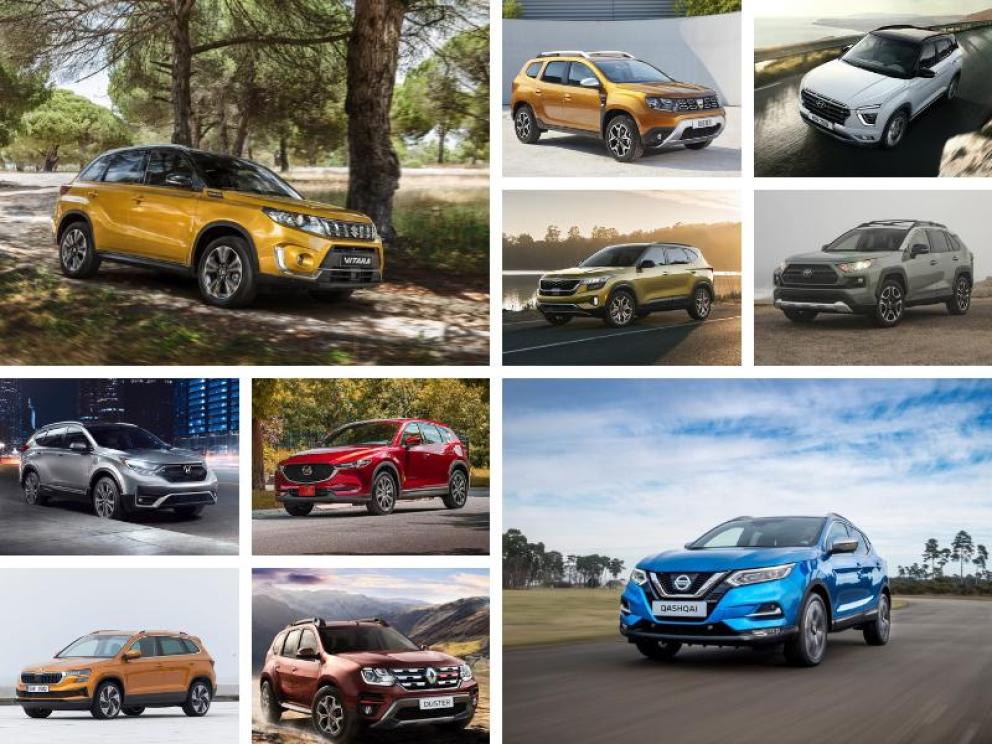 Selection of 10 affordable SUVs
