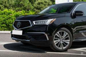 Black Acura MDX 2017 in Vilnius, with an engine capacity of 3.47 L and mileage of 208 thousand km for 16900 €, photo 3 on AUTOMOTO.COM.LV