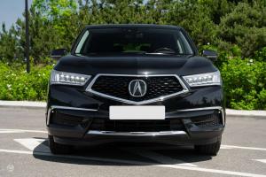 Black Acura MDX 2017 in Vilnius, with an engine capacity of 3.47 L and mileage of 208 thousand km for 16900 €, photo 7 on AUTOMOTO.COM.LV
