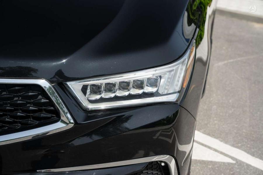 Black Acura MDX 2017 in Vilnius, with an engine capacity of 3.47 L and mileage of 208 thousand km for 16900 €, photo 9 on AUTOMOTO.COM.LV