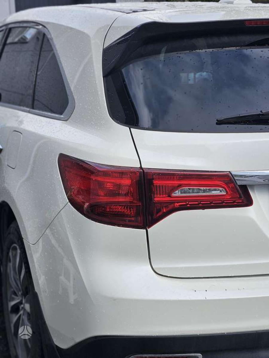 White Acura MDX 2016 in Vilnius, with an engine capacity of 3.50 L and mileage of 209 thousand km for 13500 €, photo 13 on AUTOMOTO.COM.LV