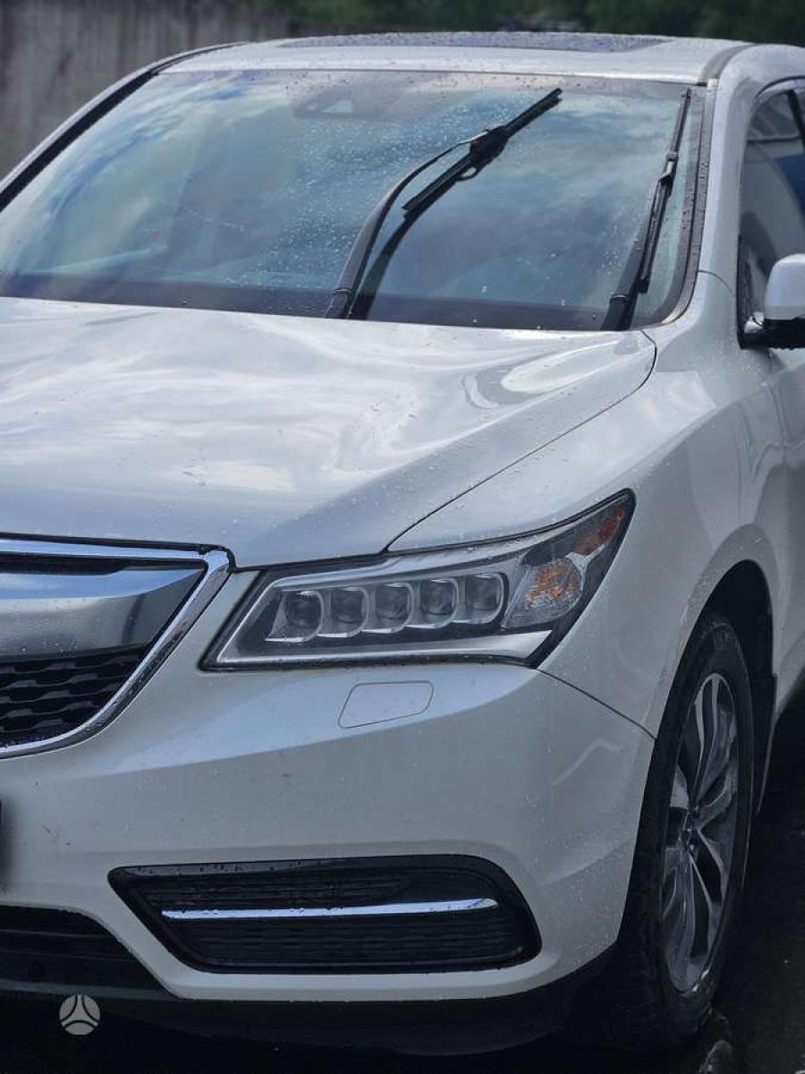 White Acura MDX 2016 in Vilnius, with an engine capacity of 3.50 L and mileage of 209 thousand km for 13500 €, photo 14 on AUTOMOTO.COM.LV