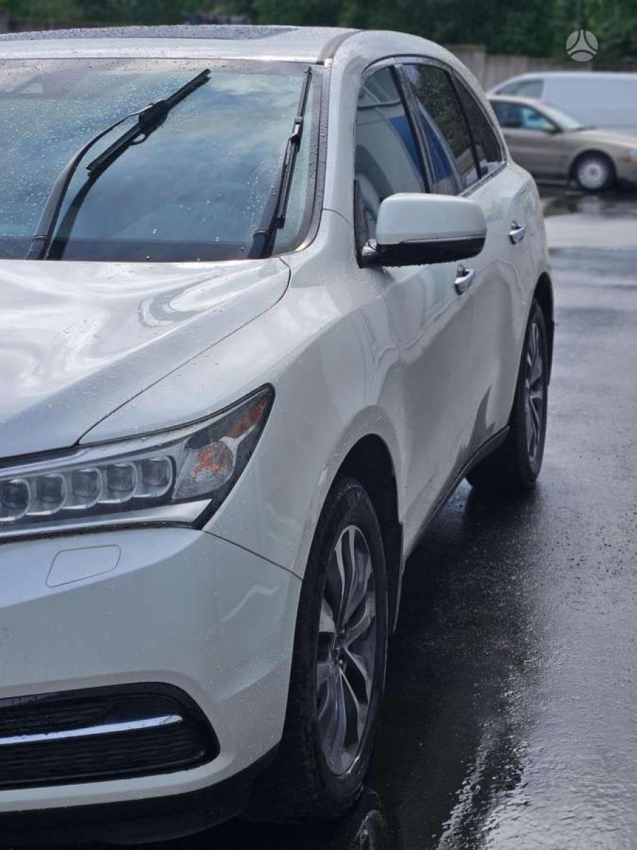 White Acura MDX 2016 in Vilnius, with an engine capacity of 3.50 L and mileage of 209 thousand km for 13500 €, photo 15 on AUTOMOTO.COM.LV