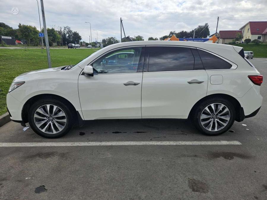 White Acura MDX 2016 in Vilnius, with an engine capacity of 3.50 L and mileage of 209 thousand km for 13500 €, photo 32 on AUTOMOTO.COM.LV