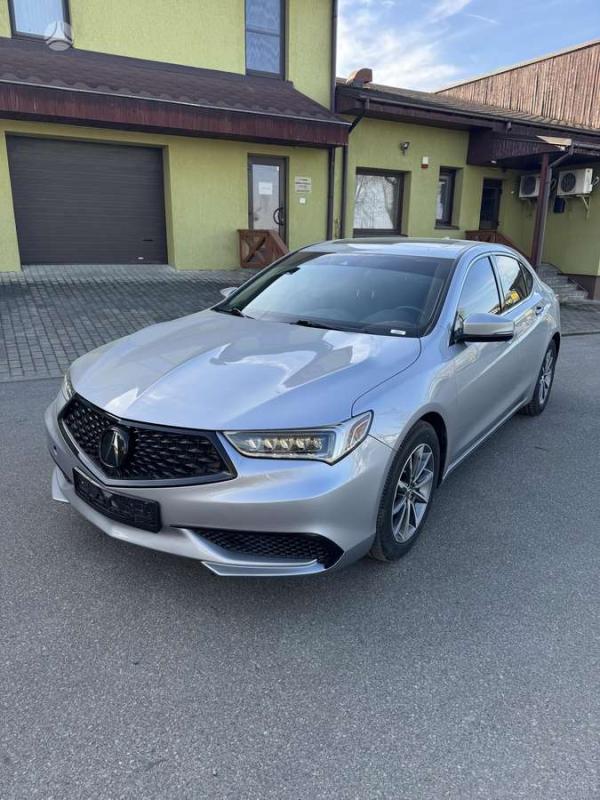 Grey Acura TLX 2020 in Alytus, with an engine capacity of 2.36 L and mileage of 52 thousand km for 23000 €, photo 1 on AUTOMOTO.COM.LV