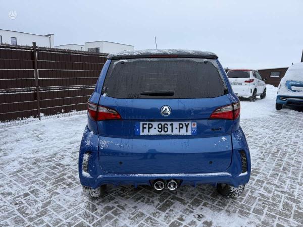 Blue Aixam City 2020 in Vilnius, with an engine capacity of 0.48 L and mileage of 25 thousand km for 8600 €, photo 5 on AUTOMOTO.COM.LV