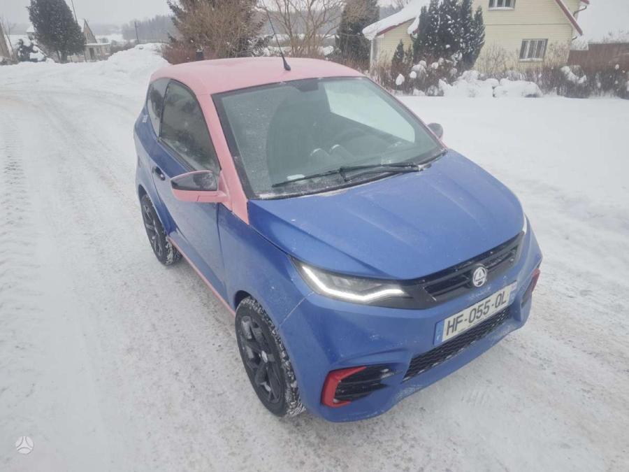 Zils Aixam City 2025 Telšiai, ar dzinēja tilpumu 0.00 L un nobraukumu 650 tūkst. km par 9900 €, foto 2 vietnē AUTOMOTO.COM.LV