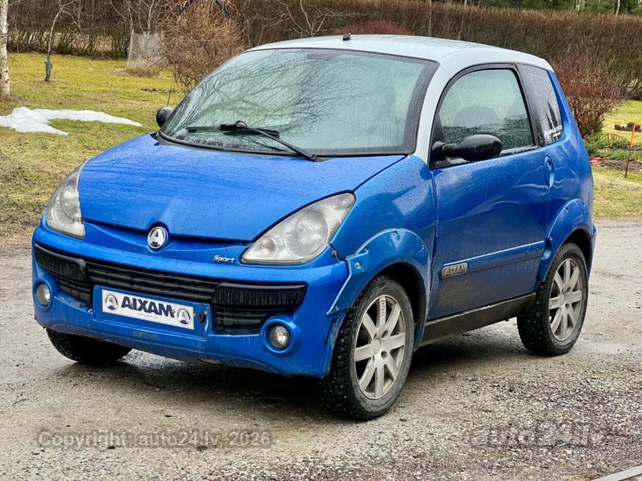 Blue Aixam City 2009 in Tallinn, with an engine capacity of 0.40 L and mileage of 0 thousand km for 3290 €, photo 1 on AUTOMOTO.COM.LV
