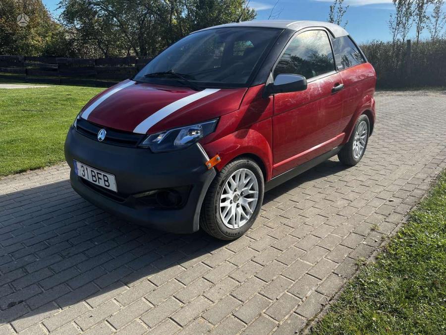 Red Aixam City 2014 in Alytus, with an engine capacity of 0.48 L and mileage of 85 thousand km for 4500 €, photo 3 on AUTOMOTO.COM.LV