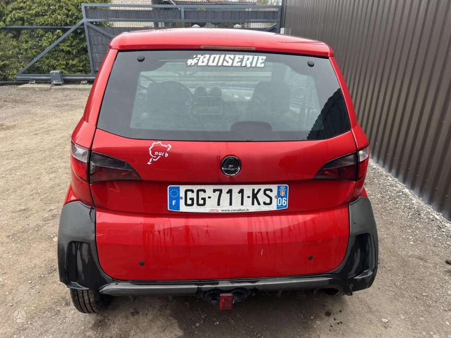 Sarkans Aixam City 2022 Kauņa, ar dzinēja tilpumu 0.50 L un nobraukumu 33 tūkst. km par 3700 €, foto 9 vietnē AUTOMOTO.COM.LV