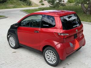 Red Aixam City 2016 in Prienai, with an engine capacity of 0.50 L and mileage of 70 thousand km for 3950 €, photo 4 on AUTOMOTO.COM.LV