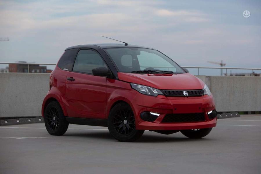Sarkans Aixam City 2017 Viļņa, ar dzinēja tilpumu 0.50 L un nobraukumu 49 tūkst. km par 6400 €, foto 1 vietnē AUTOMOTO.COM.LV
