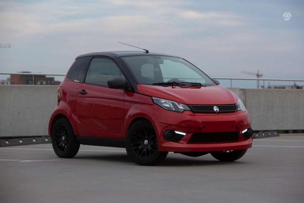 Red Aixam City 2017 in Vilnius, with an engine capacity of 0.50 L and mileage of 49 thousand km for 6400 €, photo 1 on AUTOMOTO.COM.LV