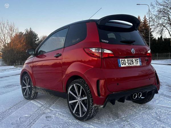 Sarkans Aixam City 2023 Kėdainiai, ar dzinēja tilpumu 0.49 L un nobraukumu 9 tūkst. km par 11800 €, foto 4 vietnē AUTOMOTO.COM.LV