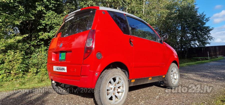 Red Aixam City 2007 in Tallinn, with an engine capacity of 0.50 L and mileage of 80 thousand km for 2800 €, photo 6 on AUTOMOTO.COM.LV