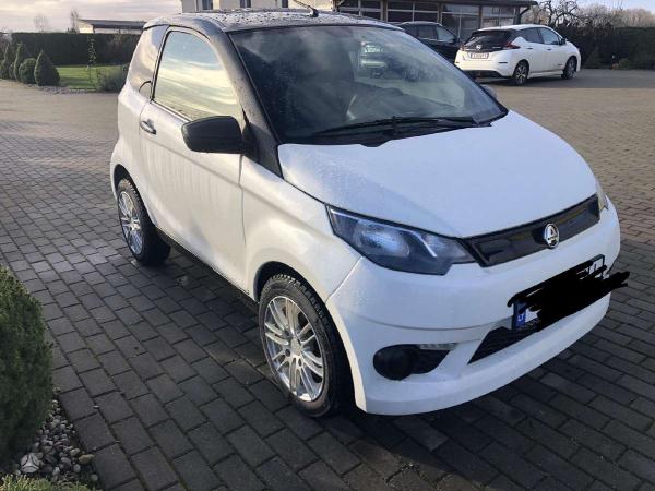 White Aixam City 2019 in Taurage, with an engine capacity of 0.50 L and mileage of 47 thousand km for 7100 €, photo 2 on AUTOMOTO.COM.LV