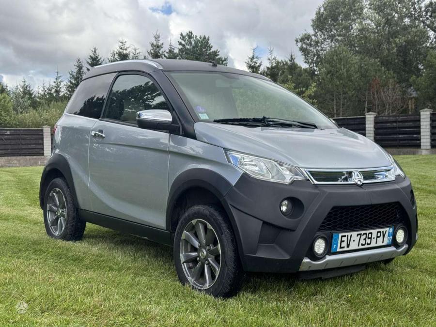 Pelēks Aixam Crossline 2018 Klaipėda, ar dzinēja tilpumu 0.60 L un nobraukumu 30 tūkst. km par 8200 €, foto 7 vietnē AUTOMOTO.COM.LV