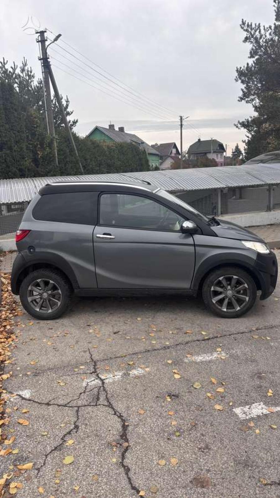 Серый Аиксам Crossline 2017 в Мариямполе, объемом двигателя 0.48 л и пробегом 58 тыс. км за 2000 €, фото 3 на AUTOMOTO.COM.LV