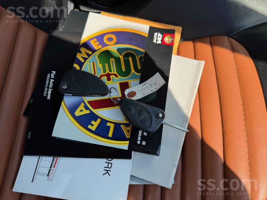 Melns Alfa Romeo 147 2004 Rīga, ar dzinēja tilpumu 3.20 L un nobraukumu 94 tūkst. km par 18900 €, foto 26 vietnē AUTOMOTO.COM.LV