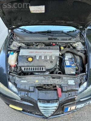 Black Alfa Romeo 147 2007 in Riga, with an engine capacity of 1.90 L and mileage of 231 thousand km for 550 €, photo  on AUTOMOTO.COM.LV