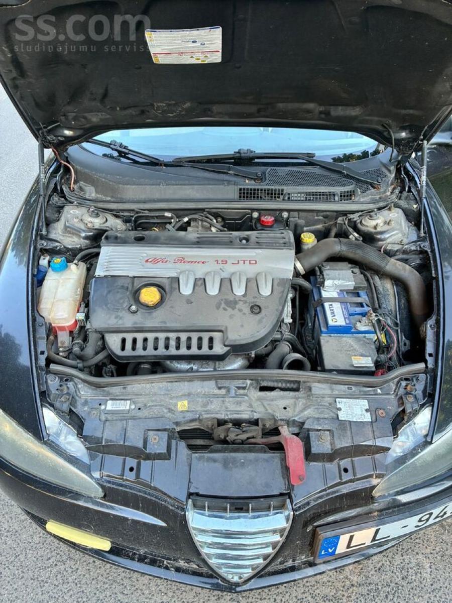 Melns Alfa Romeo 147 2007 Rīga, ar dzinēja tilpumu 1.90 L un nobraukumu 231 tūkst. km par 550 €, foto 1 vietnē AUTOMOTO.COM.LV