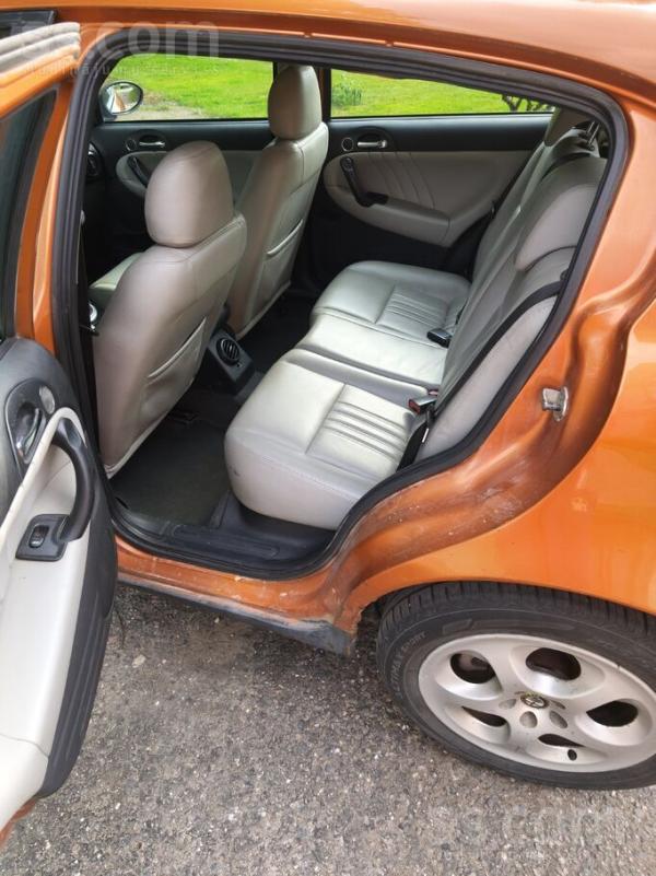 Oranžs Alfa Romeo 147 2005 Valmiera, ar dzinēja tilpumu 2.00 L un nobraukumu 205 tūkst. km par 950 €, foto 6 vietnē AUTOMOTO.COM.LV