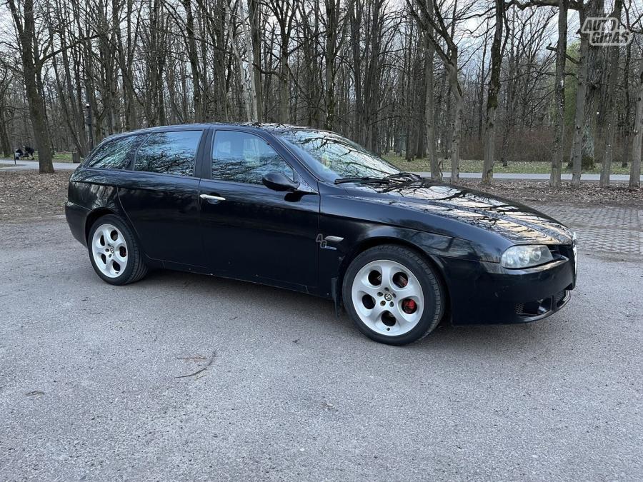 Melns Alfa Romeo 156 2004 Kauņa, ar dzinēja tilpumu 1.90 L un nobraukumu 320 tūkst. km par 800 €, foto 6 vietnē AUTOMOTO.COM.LV