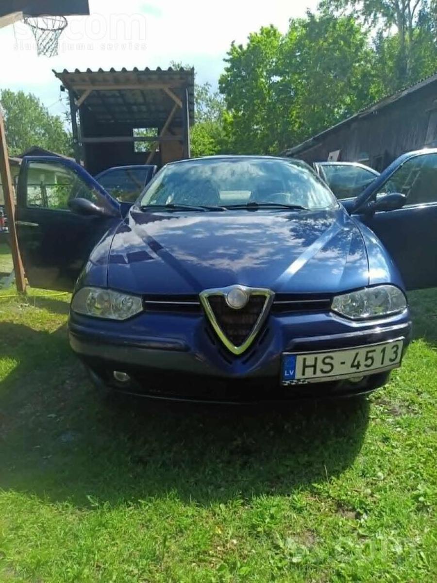 Синий Альфа Ромео 156 2000 в Рига, объемом двигателя 1.90 л и пробегом 258 тыс. км за 1100 €, фото 14 на AUTOMOTO.COM.LV