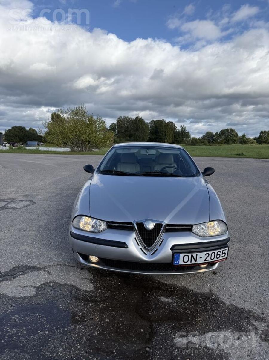 Grey Alfa Romeo 156 2000 in Cesis, with an engine capacity of 1.60 L and mileage of 80 thousand km for 6500 €, photo 13 on AUTOMOTO.COM.LV