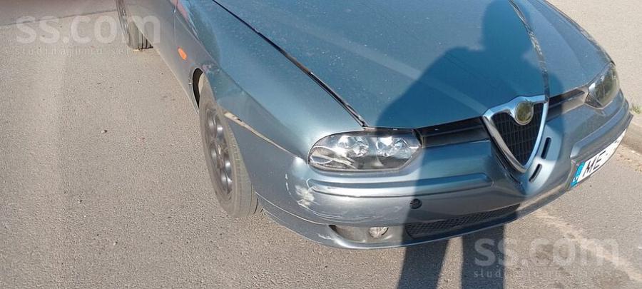 Grey Alfa Romeo 156 2003 in Riga, with an engine capacity of 1.80 L and mileage of 267 thousand km for 390 €, photo 4 on AUTOMOTO.COM.LV