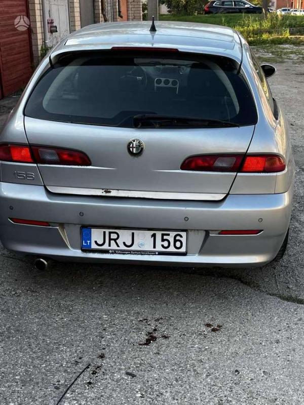 Grey Alfa Romeo 156 2005 in Panevezys, with an engine capacity of 1.90 L and mileage of 187 thousand km for 699 €, photo 2 on AUTOMOTO.COM.LV