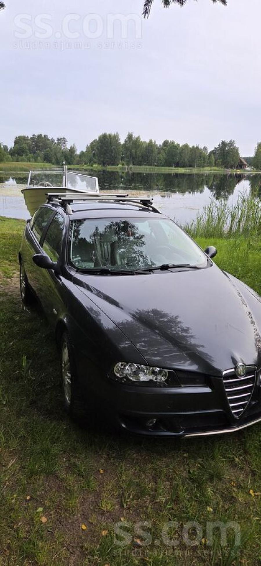 Pelēks Alfa Romeo 156 2005 Talsi, ar dzinēja tilpumu 1.90 L un nobraukumu 154 tūkst. km par 3000 €, foto 1 vietnē AUTOMOTO.COM.LV