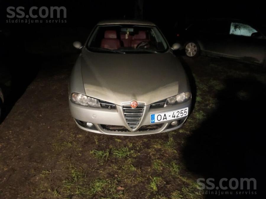 Yellow Alfa Romeo 156 2005 in Riga, with an engine capacity of 1.90 L and mileage of 360 thousand km for 1200 €, photo 12 on AUTOMOTO.COM.LV