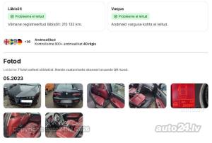 Черный Альфа Ромео 159 2007 в Таллин, объемом двигателя 2.20 л и пробегом 217 тыс. км за 3490 €, фото 9 на AUTOMOTO.COM.LV