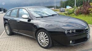 Black Alfa Romeo 159 2007 in Kaunas, with an engine capacity of 1.91 L and mileage of 368 thousand km for 1250 €, photo  on AUTOMOTO.COM.LV