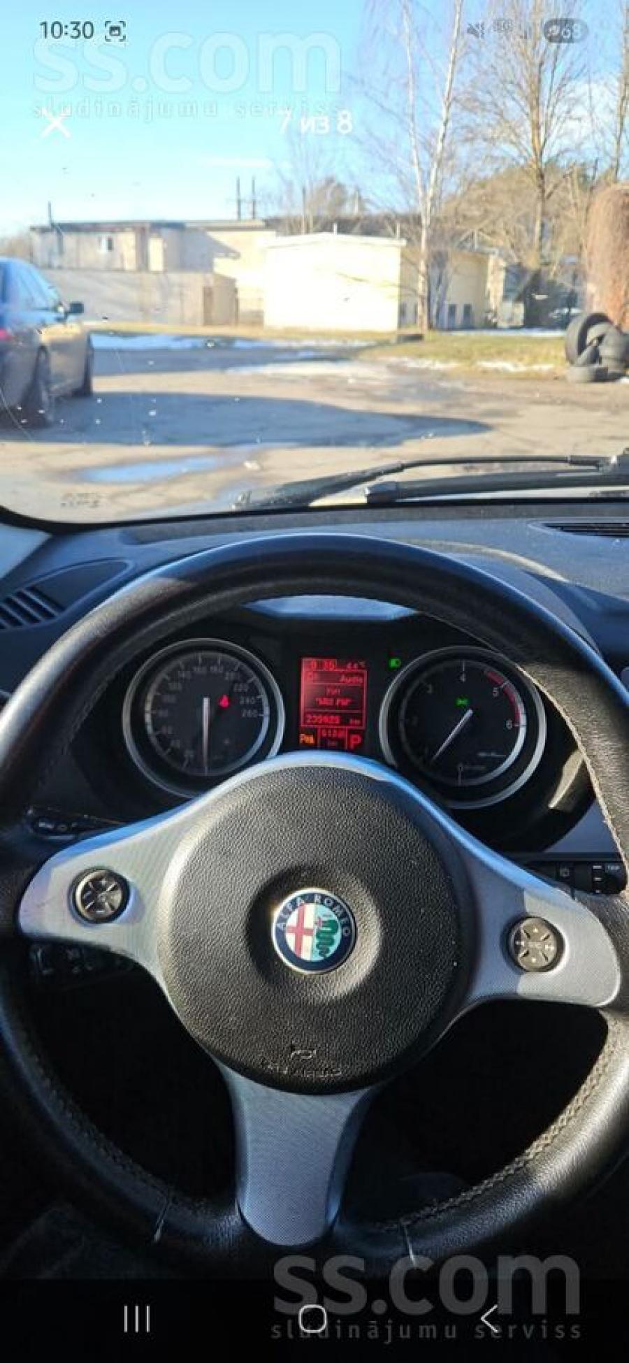 Alfa Romeo 159 2006 Rīga, ar dzinēja tilpumu 2.40 L un nobraukumu 238 tūkst. km par 1150 €, foto 7 vietnē AUTOMOTO.COM.LV