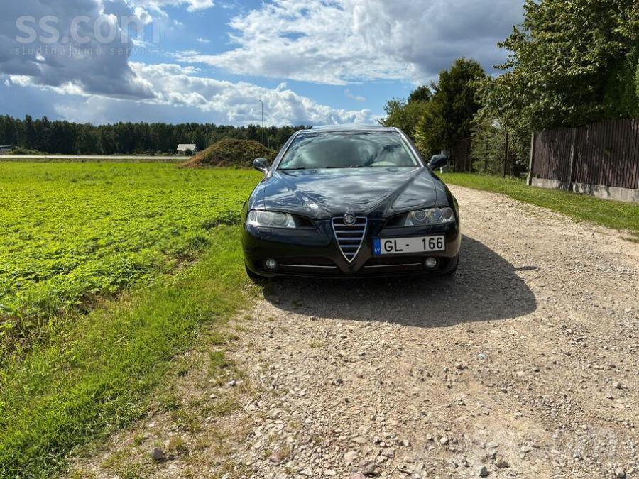 Melns Alfa Romeo 166 2006 Rīga, ar dzinēja tilpumu 2.40 L un nobraukumu 222 tūkst. km par 2200 €, foto 13 vietnē AUTOMOTO.COM.LV