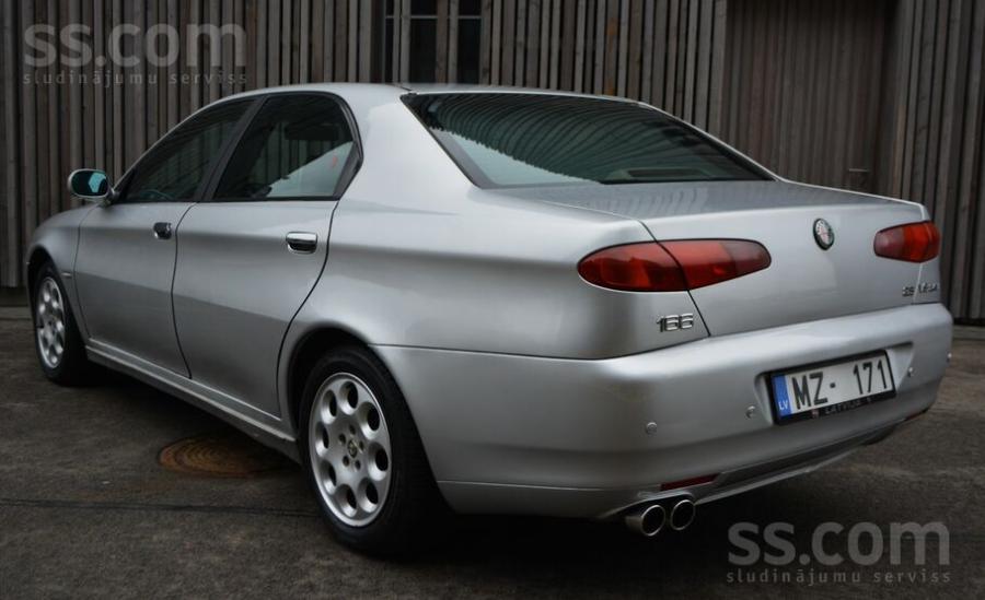 Alfa Romeo 166 1999 Rīga, ar dzinēja tilpumu 2.50 L un nobraukumu 259 tūkst. km par 2900 €, foto 5 vietnē AUTOMOTO.COM.LV
