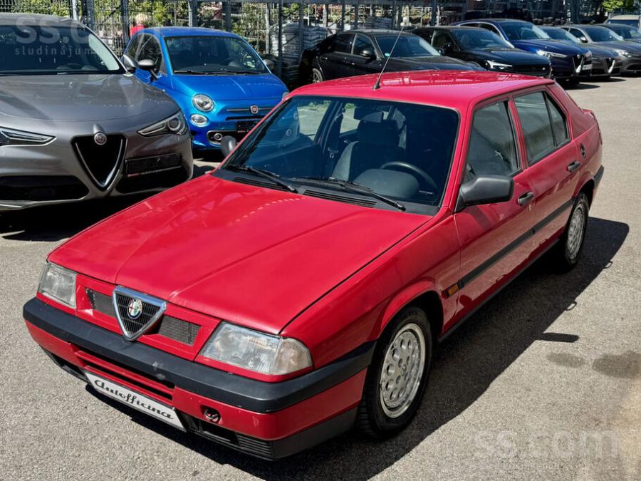 Красный Альфа Ромео 33 1992 в Рига, объемом двигателя 1.70 л и пробегом 180 тыс. км за 5900 €, фото 1 на AUTOMOTO.COM.LV