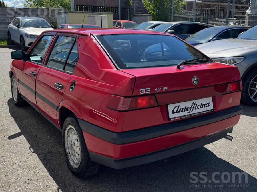 Красный Альфа Ромео 33 1992 в Рига, объемом двигателя 1.70 л и пробегом 180 тыс. км за 5900 €, фото 8 на AUTOMOTO.COM.LV