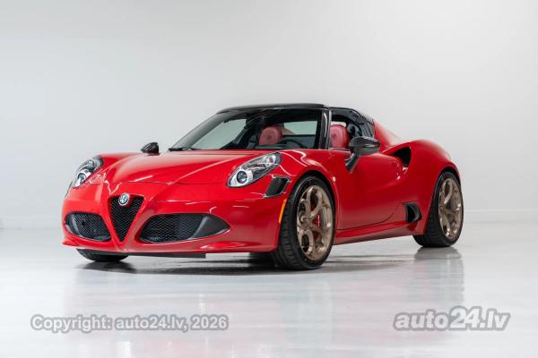 Sarkans Alfa Romeo 4C 2018 Tallina, ar dzinēja tilpumu 1.74 L un nobraukumu 87 tūkst. km par 63800 €, foto 1 vietnē AUTOMOTO.COM.LV
