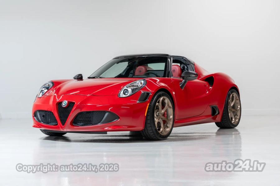 Sarkans Alfa Romeo 4C 2018 Tallina, ar dzinēja tilpumu 1.74 L un nobraukumu 87 tūkst. km par 63800 €, foto 1 vietnē AUTOMOTO.COM.LV