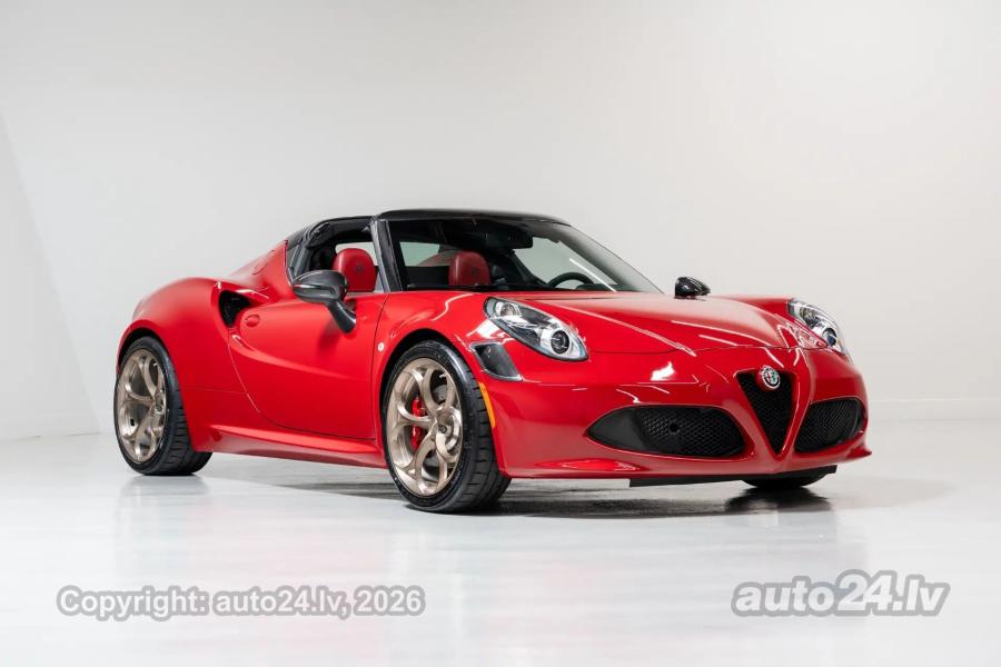 Sarkans Alfa Romeo 4C 2018 Tallina, ar dzinēja tilpumu 1.74 L un nobraukumu 87 tūkst. km par 63800 €, foto 4 vietnē AUTOMOTO.COM.LV