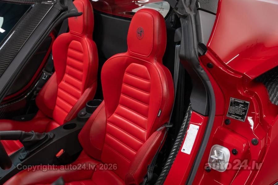 Sarkans Alfa Romeo 4C 2018 Tallina, ar dzinēja tilpumu 1.74 L un nobraukumu 87 tūkst. km par 63800 €, foto 22 vietnē AUTOMOTO.COM.LV