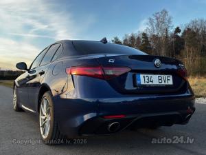 Blue Alfa Romeo Giulia 2017 in Tallinn, with an engine capacity of 2.00 L and mileage of 126 thousand km for 24900 €, photo  on AUTOMOTO.COM.LV