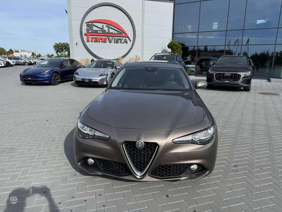 Brown Alfa Romeo Giulia 2017 in Telschi, with an engine capacity of 2.14 L and mileage of 207 thousand km for 8700 €, photo 11 on AUTOMOTO.COM.LV