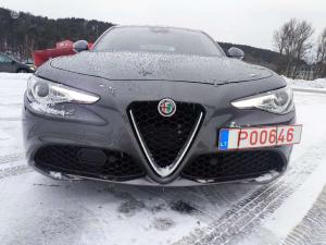 Grey Alfa Romeo Giulia 2019 in Vilnius, with an engine capacity of 2.14 L and mileage of 249 thousand km for 10527 €, photo 9 on AUTOMOTO.COM.LV