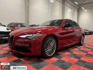 Red Alfa Romeo Giulia 2017 in Vilnius, with an engine capacity of 2.00 L and mileage of 82 thousand km for 17790 €, photo  on AUTOMOTO.COM.LV