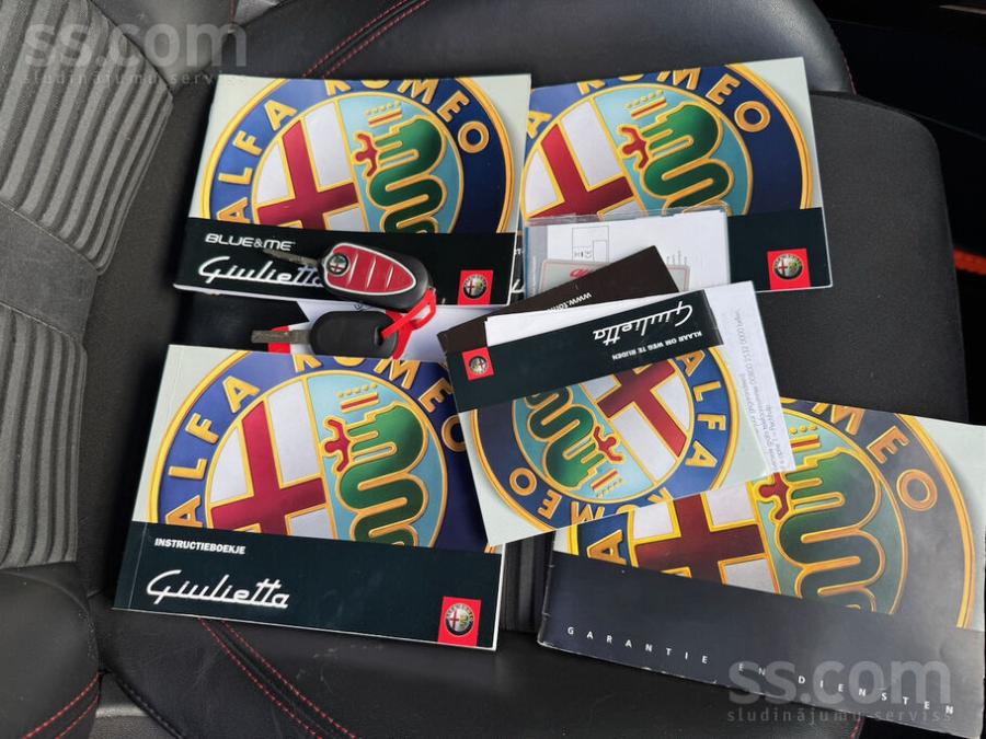Sarkans Alfa Romeo Giulietta 2012 Rīga, ar dzinēja tilpumu 1.40 L un nobraukumu 209 tūkst. km par 5900 €, foto 23 vietnē AUTOMOTO.COM.LV