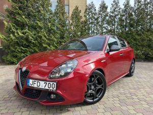 Red Alfa Romeo Giulietta 2016 in Vilnius, with an engine capacity of 1.74 L and mileage of 75 thousand km for 17450 €, photo  on AUTOMOTO.COM.LV